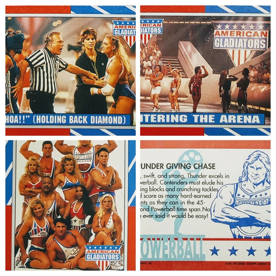 American Gladiators Trading Card TV Show TOPPS 1991 PICK YOUR CARD M | eBay
