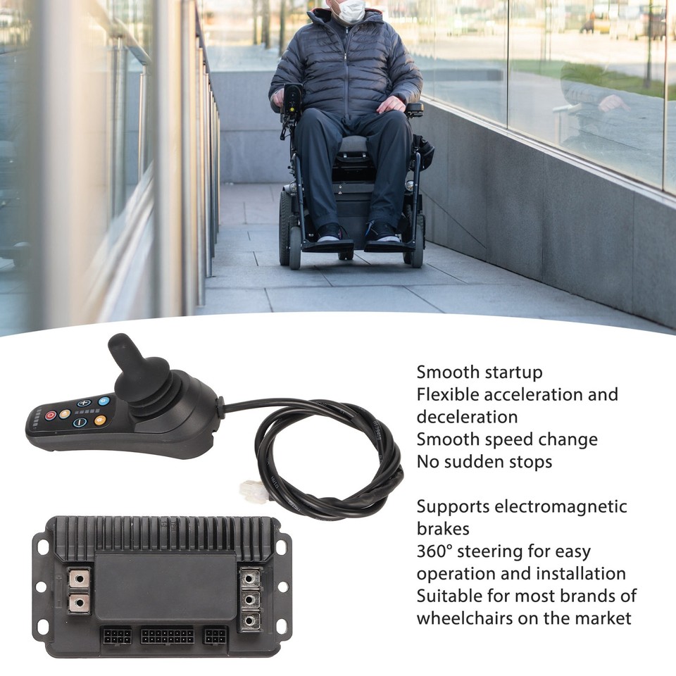 Universa Electric Wheelchair Joystick Controller With Brake Speed ...