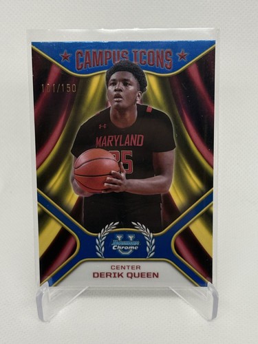 Derik Queen 2024-25 Bowman University Chrome Campus Icons Blue ...