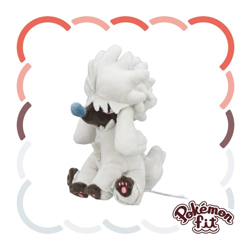 Pokemon Center Fit Plush Doll Furfrou 6.5" Normal Poodle Dog White ...