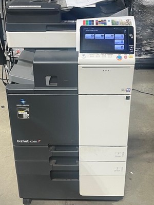 Konica Minolta Bizhub c-368 copier " slightly used " | eBay