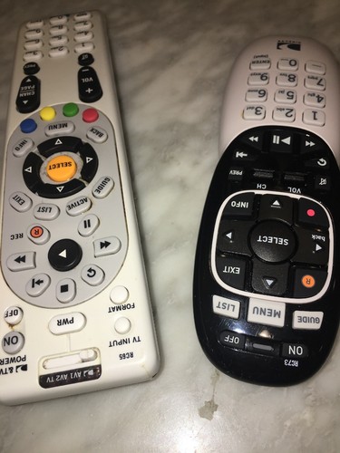 Used Direct TV Remote Control LOT OF 2 1 RC73 & 1 RC65 Fast FREE ...