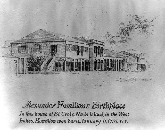 Photo:Alexander Hamilton's birthplace on St. Croix, the West Indies | eBay