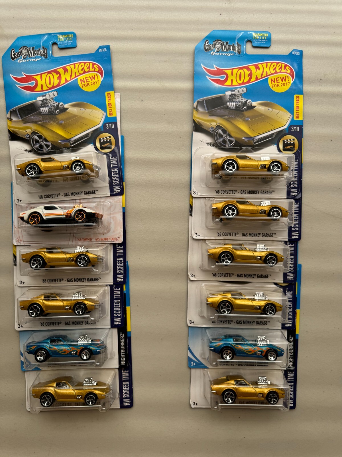 Hot Wheels Lot of 12 68 Corvette Gas Monkey Garage Screentime ...