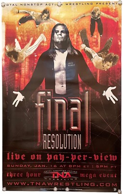 Jeff Hardy TNA PPV Event Poster 60.8cm × 96.5cm Final Resolution WWE ...