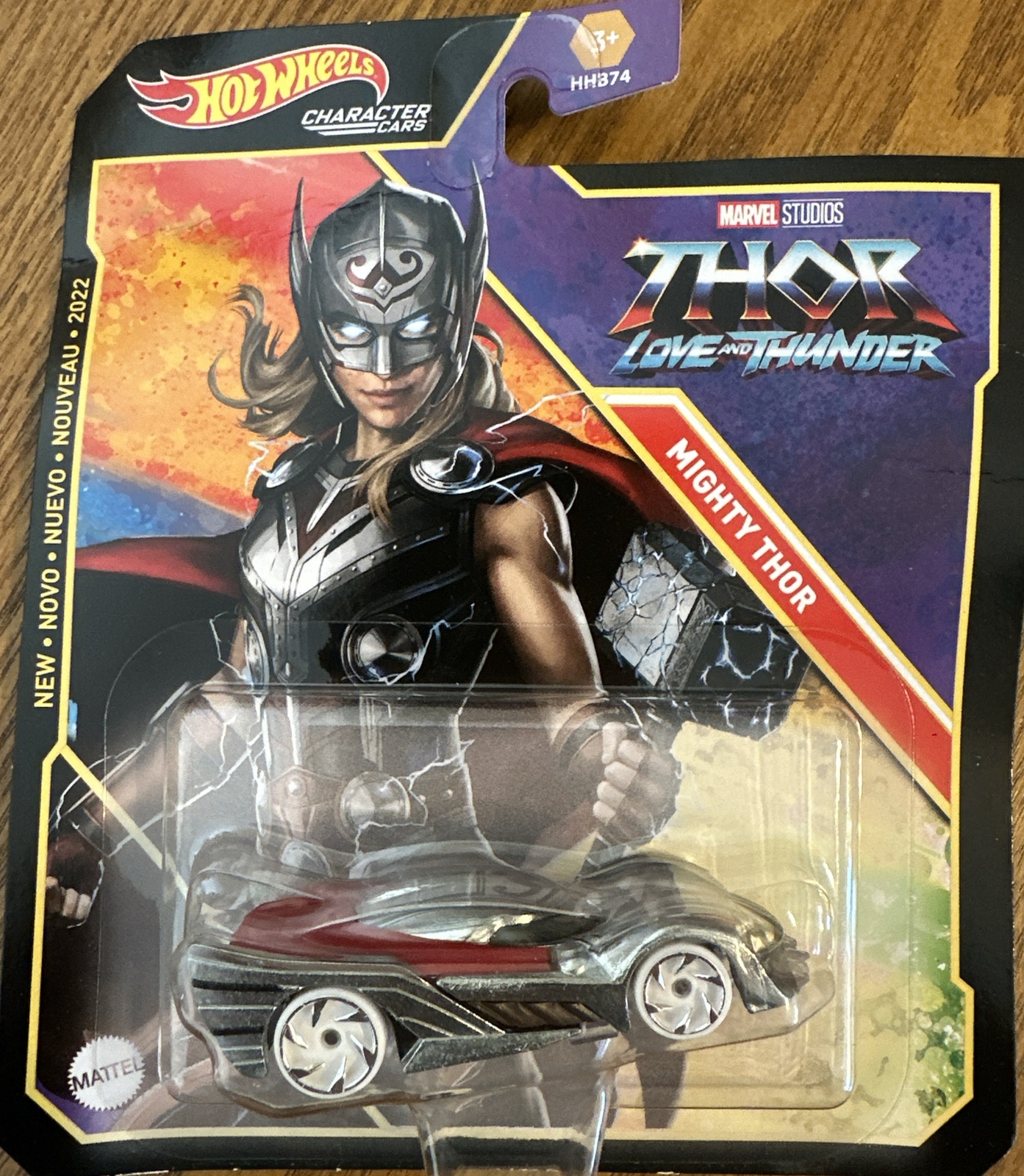 2022 Hot Wheels Character Cars Thor Love And Thunder Mighty Thor | eBay