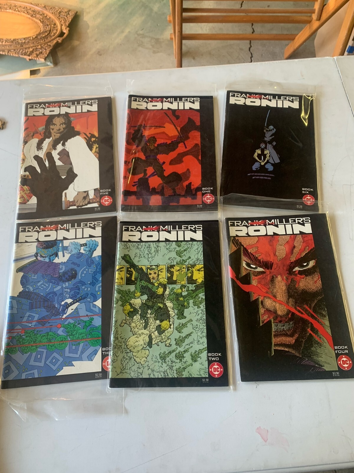 FRANK MILLER'S RONIN DC Comic Books Lot 1-6 Complete Set 1983 | eBay