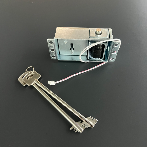 Gun Safe Lock Replacement Solenoid Safe Lock With 2 Keys Chrome Keypad ...