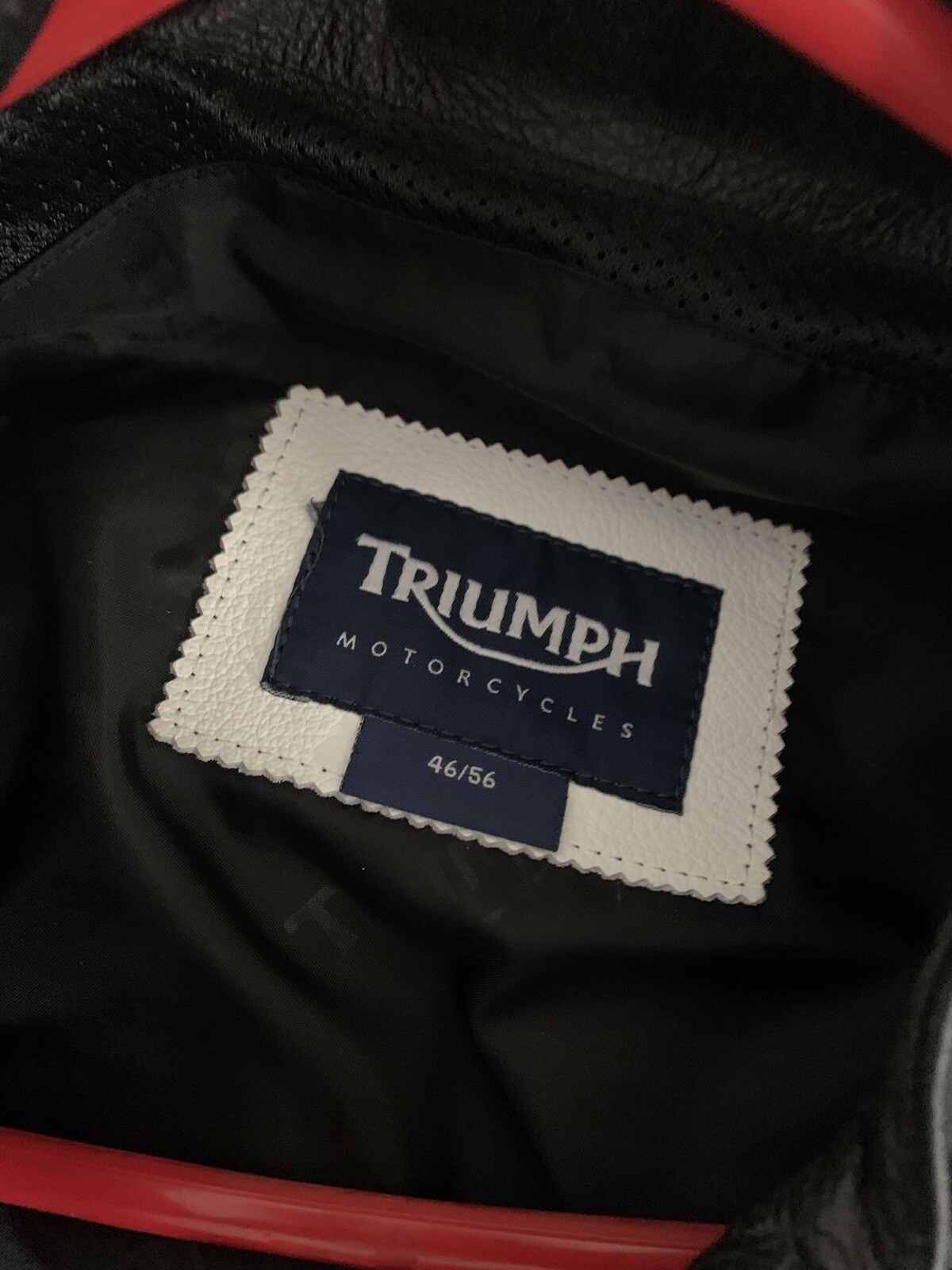 Leather Triumph Motorcycle Jacket - Gem