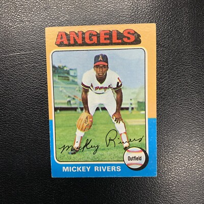 1975 Topps Mickey Rivers # 164 California Angels Baseball Card | eBay