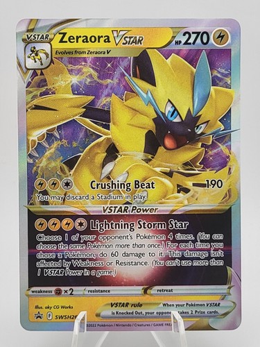 Zeraora VSTAR SWSH265 Black Star Promo Full Art Pokémon TCG | eBay