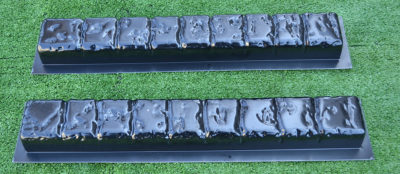 Concrete molds edge stone edging border molds ABC plastic Sold 2 pcs ...