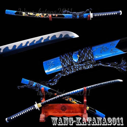 Handmade 1095 Carbon Steel Sharp Long Sword Battle Ready Japanese ...