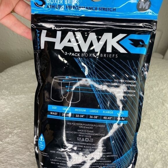 TONY HAWK Mens Performance Boxer Briefs - SPORTY FIT Short Leg 3-Pack ...