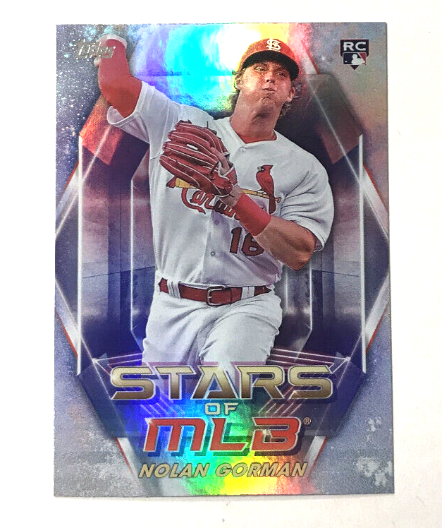 NOLAN GORMAN 2023 Topps Stars of MLB Rookie card #SMLB-23 St. Louis ...