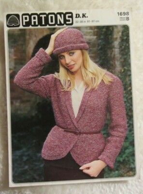 Patons-Vintage Womens Knitting Pattern-Tweed In Fashion | eBay UK