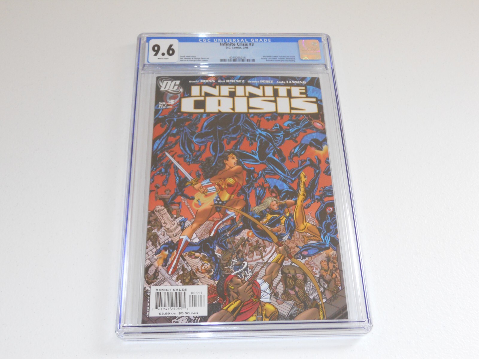 INFINITE CRISIS 3 - 1ST APP JAIME REYES (NEW BLUE BEETLE) - CGC 9.6 ...