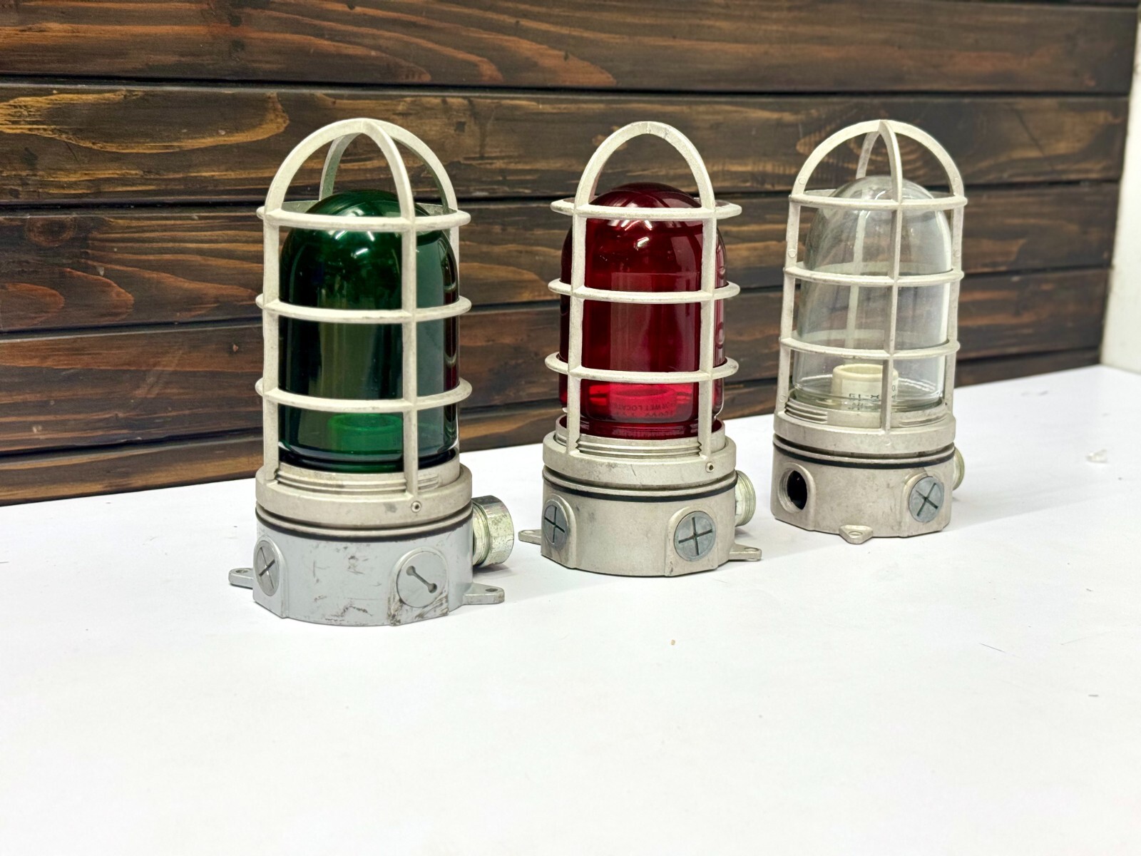 Classic Nautical Design Original Vintage Ship Aluminum Bulkhead Light ...