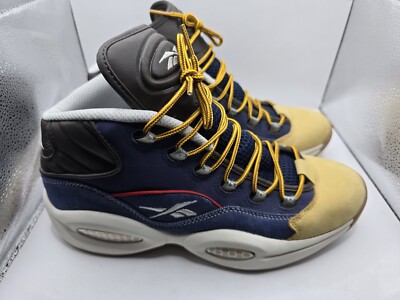 Reebok Question Mid Dress Code AR0252 Fashion Sneakers Men Shoes Blue ...
