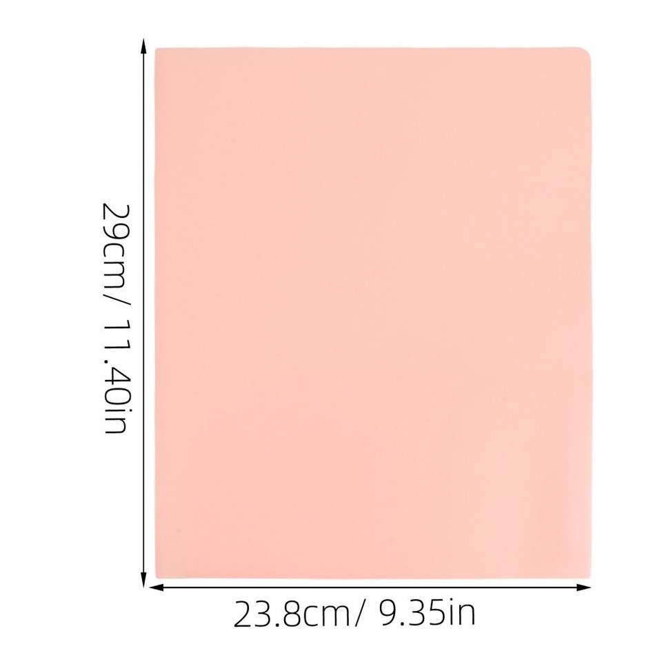 6Pcs PP Document Holder File Folders with Card Slot Assorted Color ...