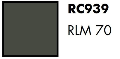 Real Colors Military: RLM70 Black Green Lacquer Based Paint 17ml Bottle ...