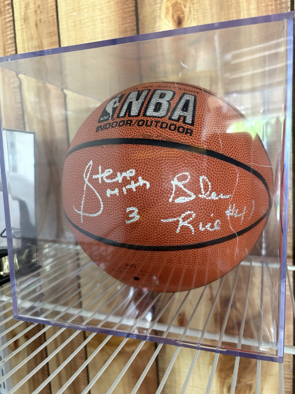 Glenn Rice And Steve Smith Signed Basketball Miami Heat | eBay