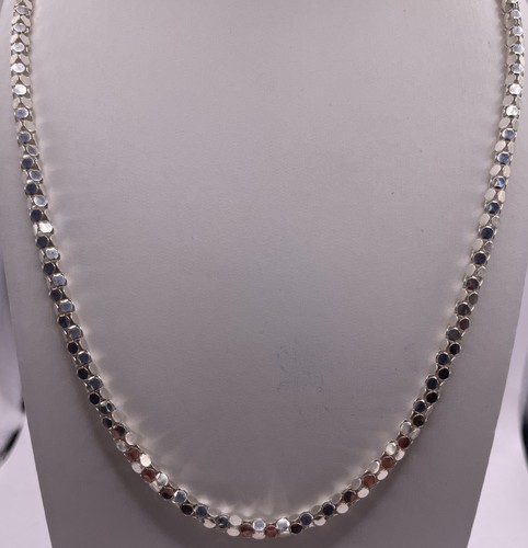 Sterling Silver 22’ Milor Italy Rope Snake Chain Necklace (13.54g) | eBay