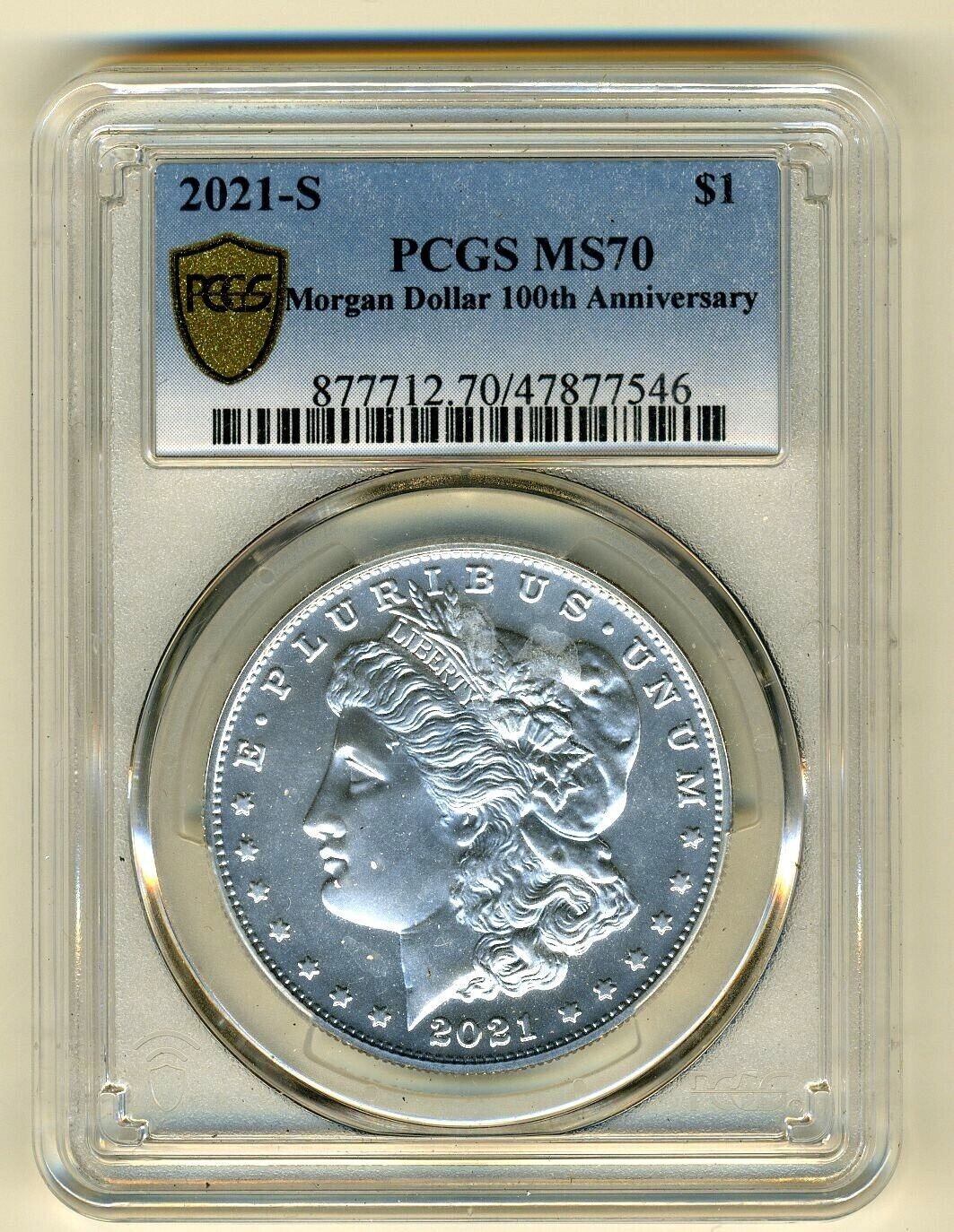 2021 S MORGAN DOLLAR MS 70 PCGS SILVER MS70 CONDITION CERTIFIED GEM ...