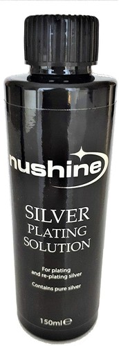 NUSHINE SILVER PLATING SOLUTION - LARGE 150ML VALUE BOTTLE | eBay UK