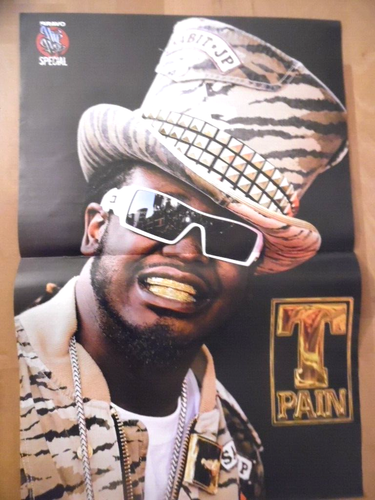 T PAIN + FLO RIDA --- Bravo Hip Hop-Poster 42 x 28 cm Clipping B 663 ...