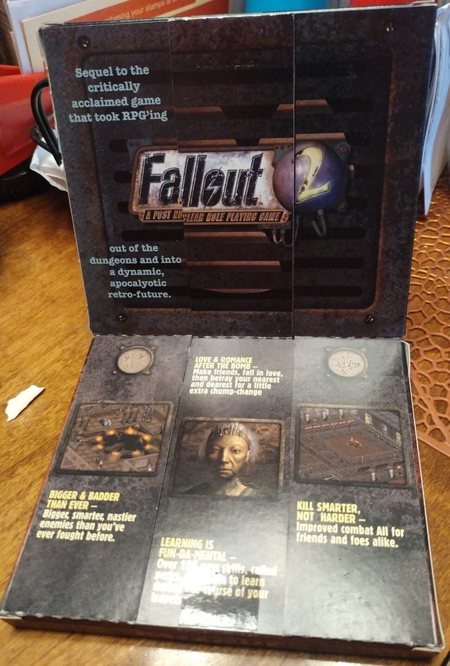 Fallout 1/Fallout 2 - RARE Dual Jewel Release (PC, 2001) 40421009923| eBay