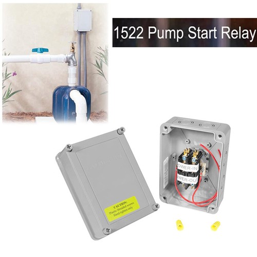 1522 Pump Start Relay Fit Irrigation Systems with Housing 3HP/110V/220V ...