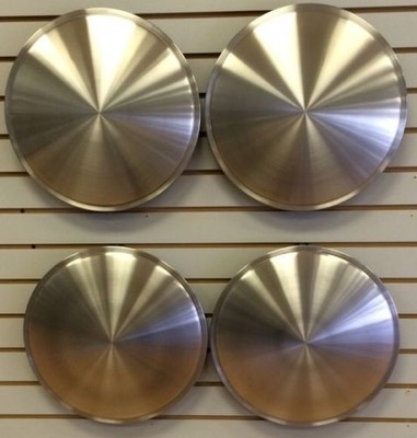 "15"" RACING DISK Full Moon Hubcap Wheelcover Set | Rear | Stainless ...