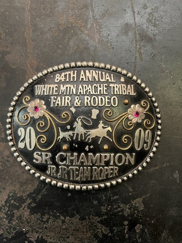 Yellowhair Team Roper Roping Buckle Rodeo Trophy | eBay