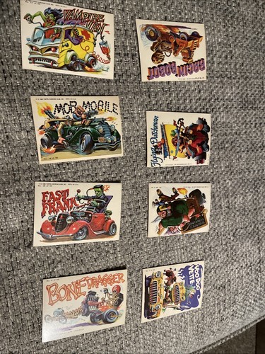 Vintage 1980 Topps Weird Wheels Sticker Card Lot . Many Different. | eBay