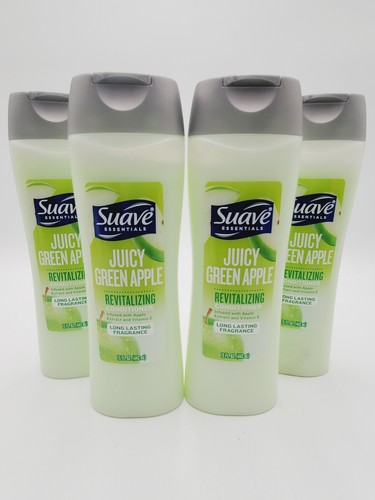 Lot of 4 Suave Essentials Juicy Green Apple Revitalizing Conditioner 15 ...