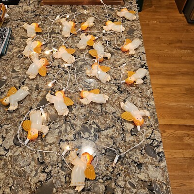 VINTAGE Primal Lite Christmas Arc Of Angels String Lights Tested And ...