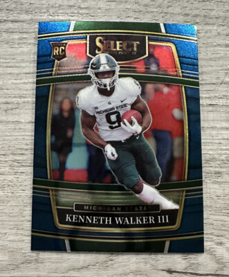 2022 Select Draft Picks - Kenneth Walker III #15 Blue Retail - Mich St ...