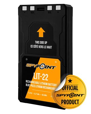 LIT 22 Rechargeable Lithium Battery Pack for SPYPOINT FLEX Trail ...