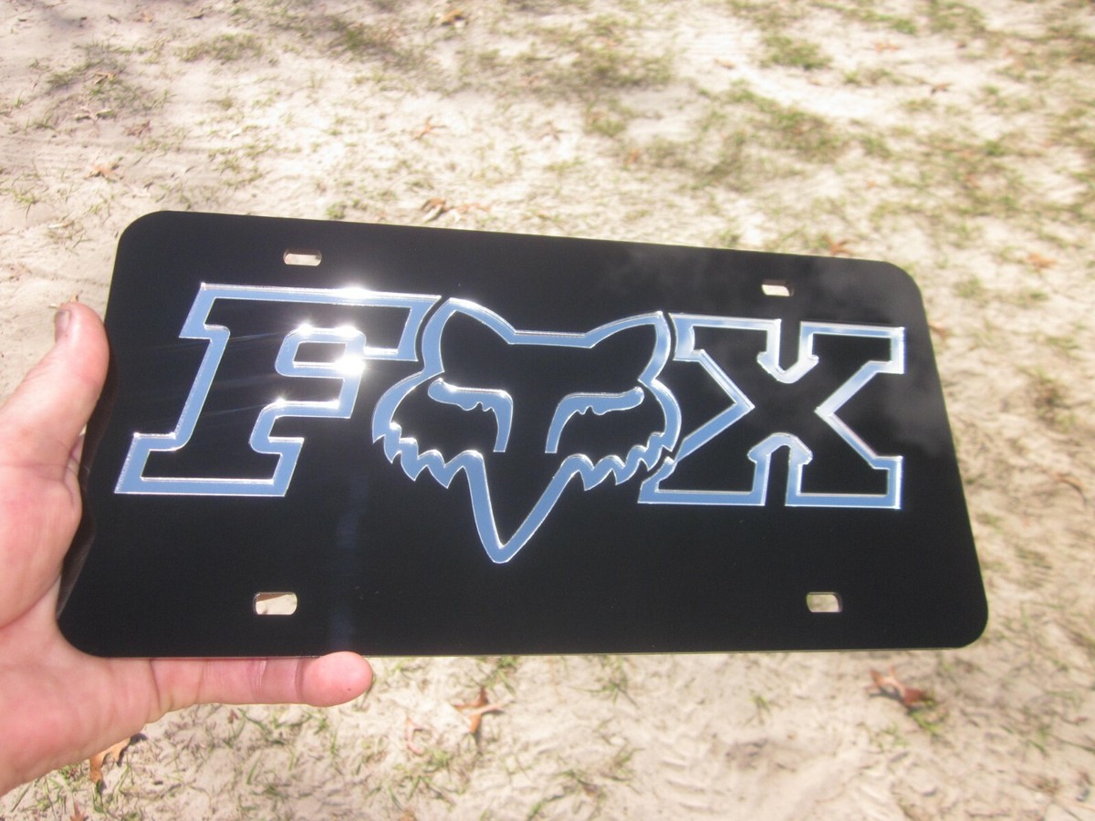 Fox Racing License Plate Sale
