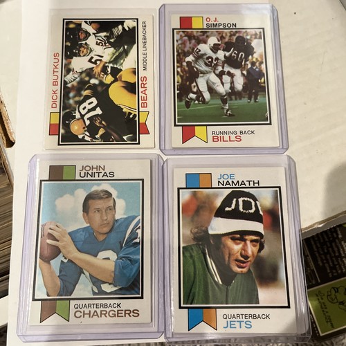 1973 Topps football complete set 1-528 Stabler,Harris Rookie Stars ...