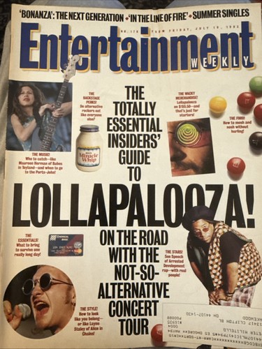 Entertainment Weekly Magazine Jul 16,1993 Lollapalooza | eBay UK