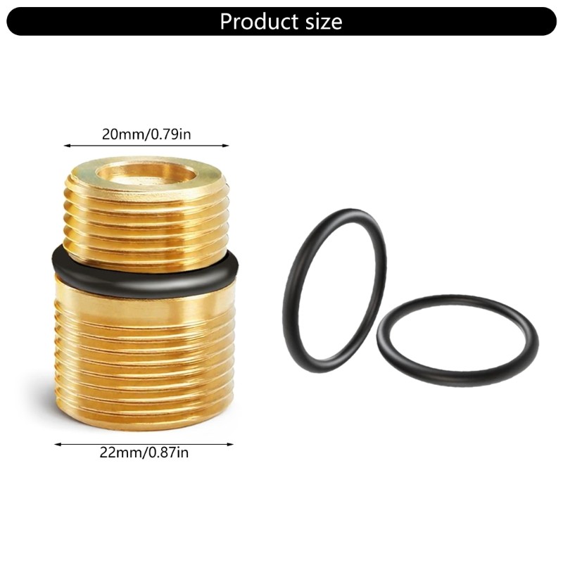 2pcs High Pressure Washer Pumps Outlet Connectors Water Outlet Adapters ...