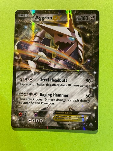 Pokemon - Primal Clash - Aggron EX 98/160 | eBay Australia