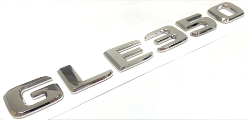 #2 GLE350/CHROME FIT MERCEDES REAR TRUNK EMBLEM BADGE NAMEPLATE DECAL ...