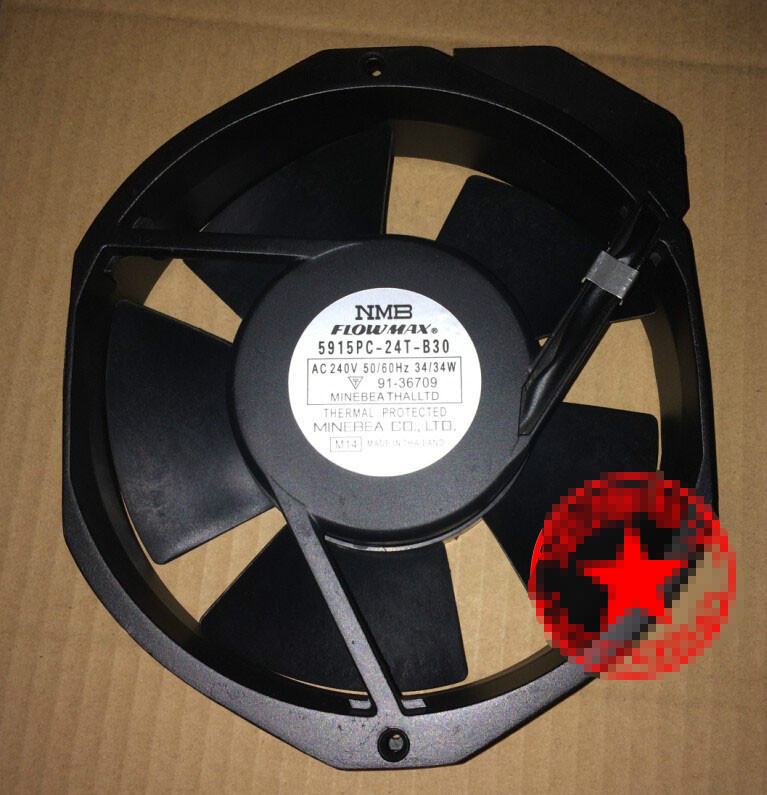 1pc NMB FLOWMAX 5915PC-24T-B30 17238 AC240V 34W axial fan cooling fan ...