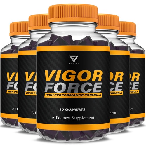 (5 Pack) Vigor Force Gummies, VigorForce Maximum Performance (5 Month ...