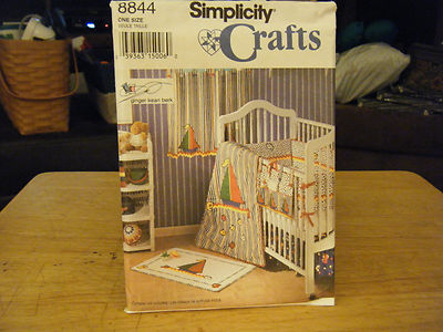 Simplicity 8844 Baby Nursery Accessories Pattern | eBay