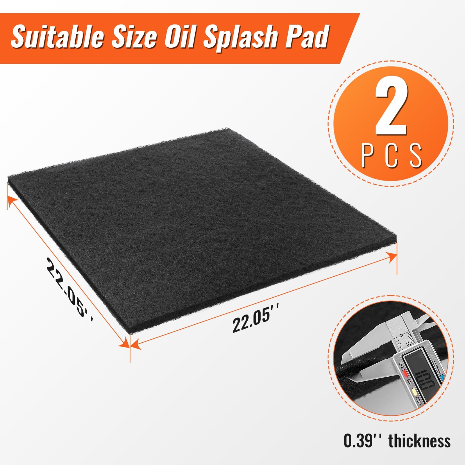 2Pcs 22'' Oil Drain Splash Pad No Splatter Pad Square Pad Car Changing ...