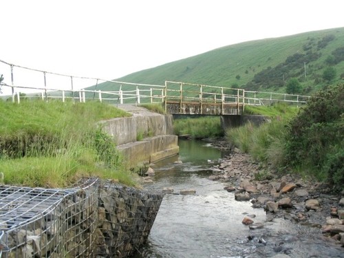Photo 6x4 Bridge over Clydach river Cwmgors This bridge is quite narrow ...